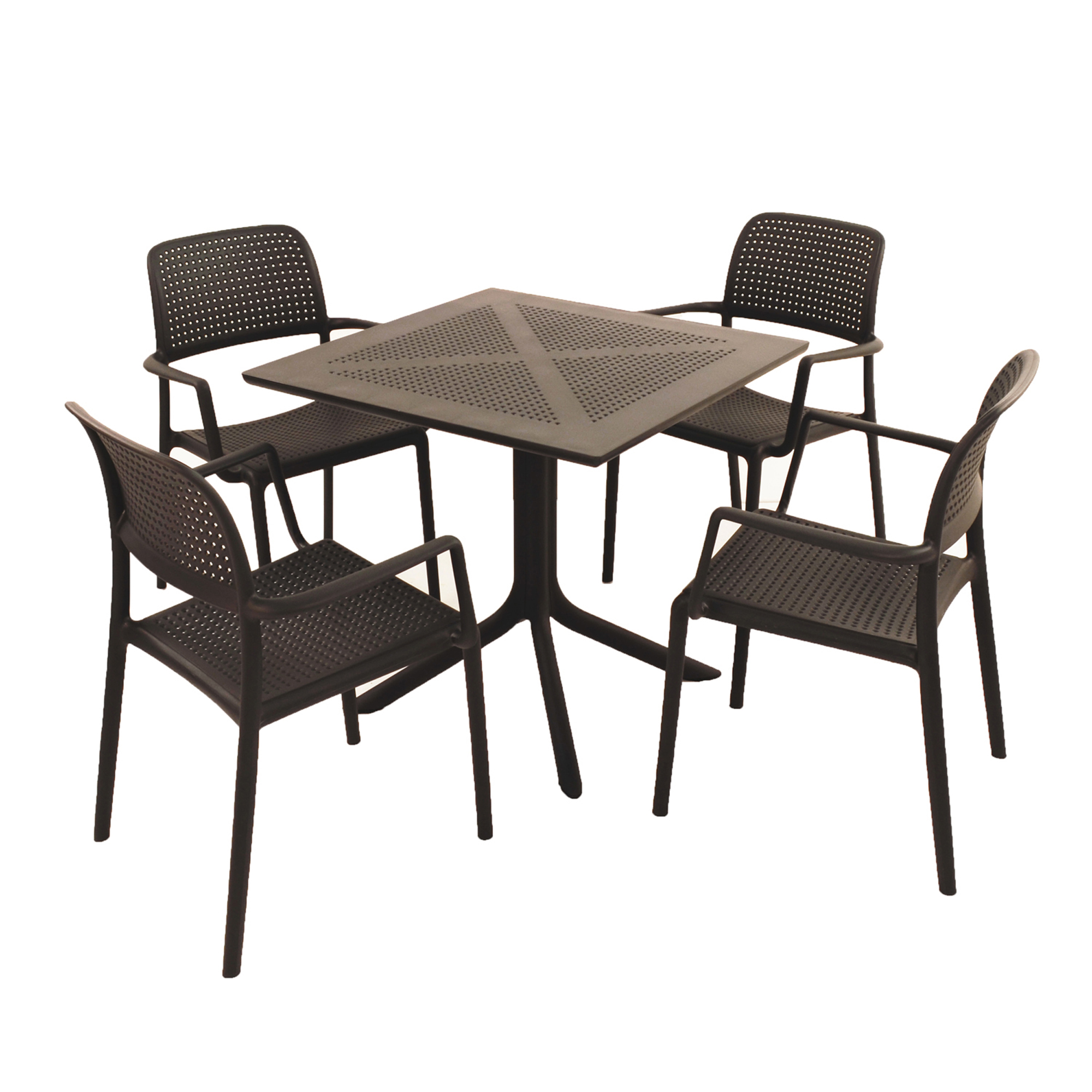 Clip Table 80cm - Anthracite - Europa Leisure (UK)